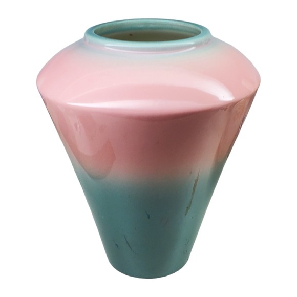Nora Fenton | Accents | Vintage Studio Pottery Pink Blue Ombre Vase ...